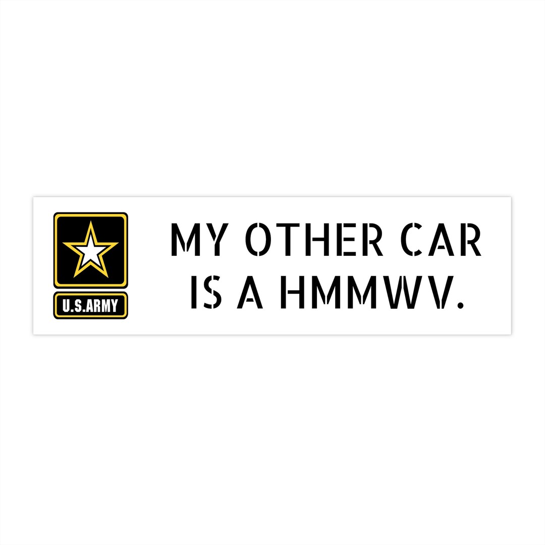 US Army HMMWV Bumper Sticker - Etsy
