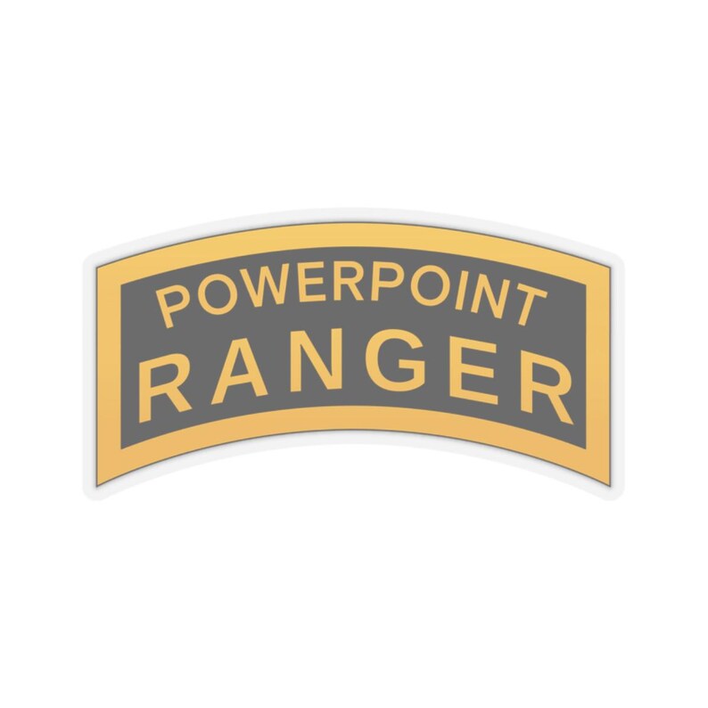 Powerpoint Ranger Sticker Funny Army Gift Army S3 Gift Army S-3 Gift ...