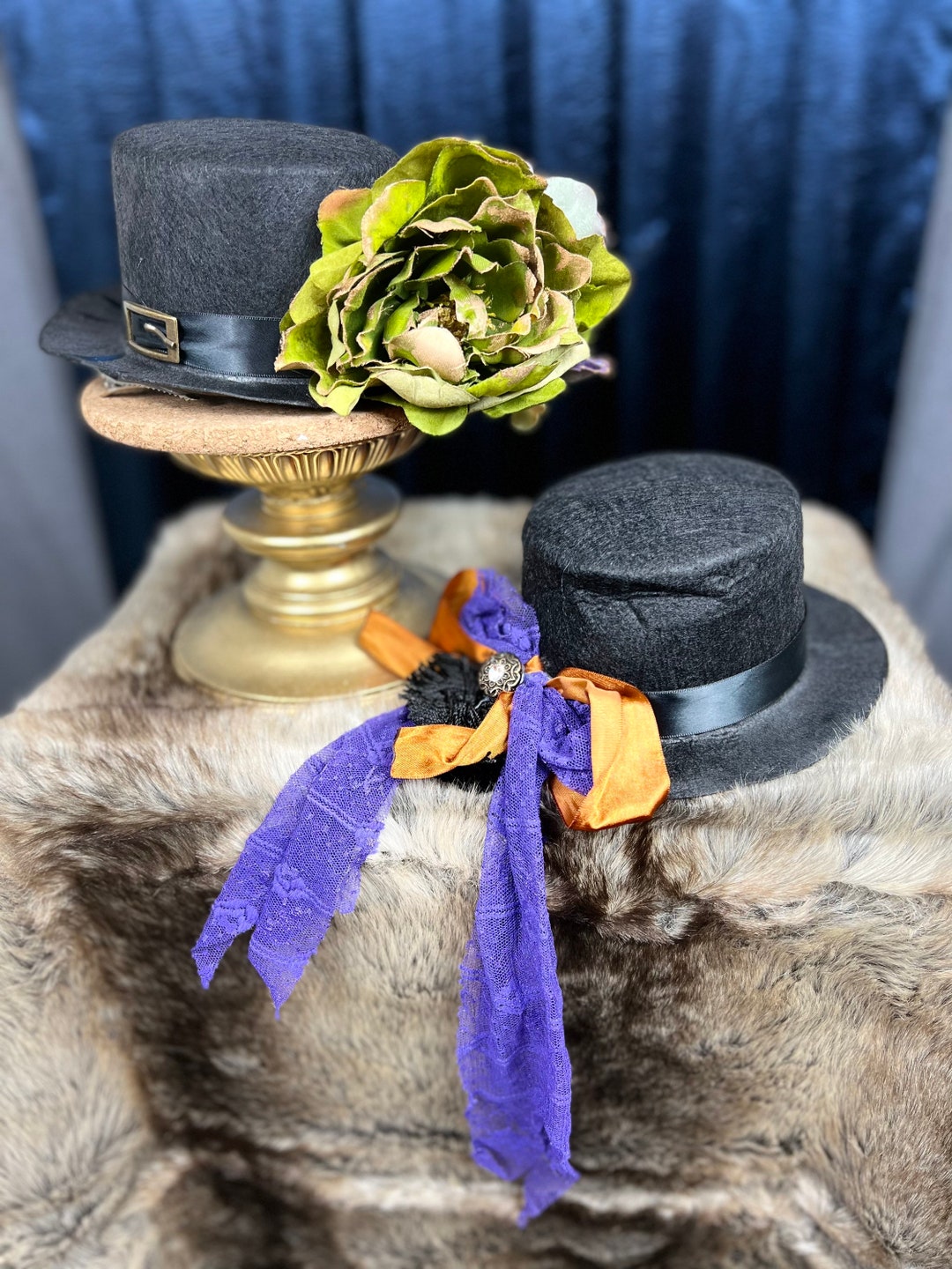 Pair of Mini Top Hats - Etsy