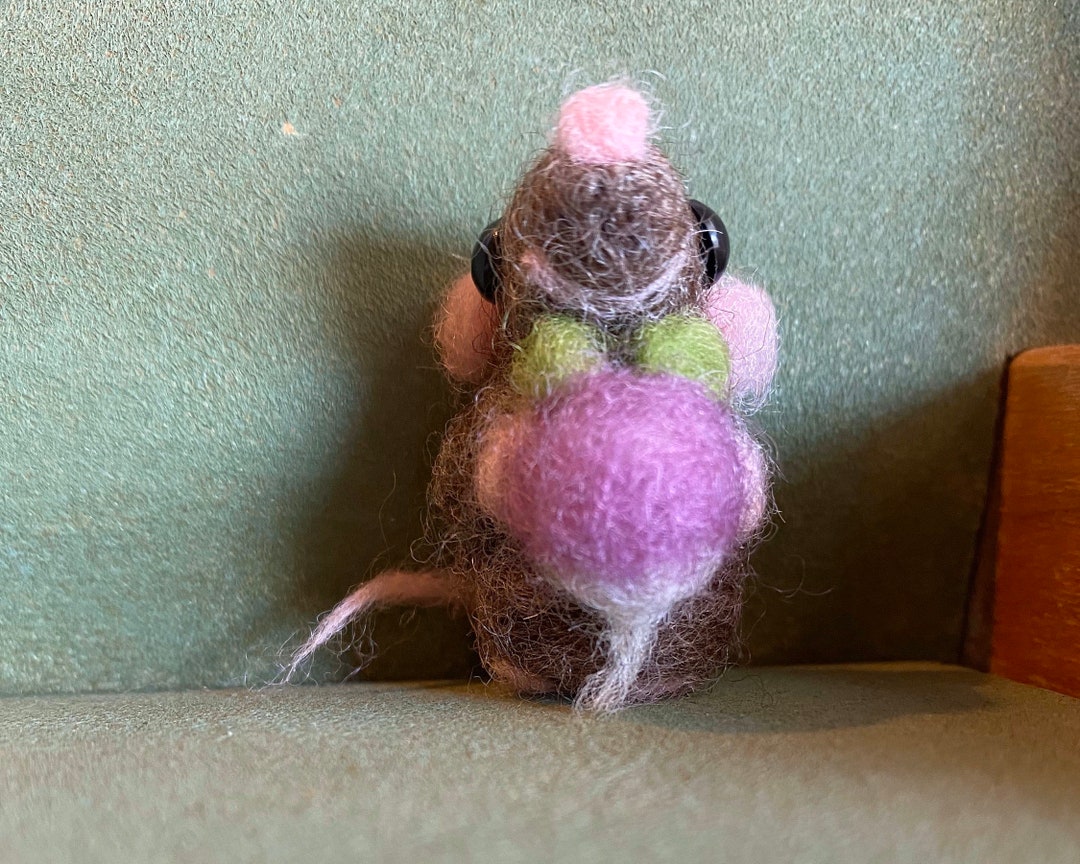 Ruby the Baby Mouse Feltie - Etsy