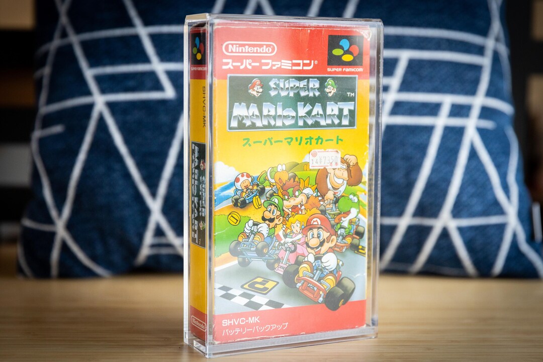 Japanese Super Famicom Game Box Acrylic Nintendo Storage Display Case ...