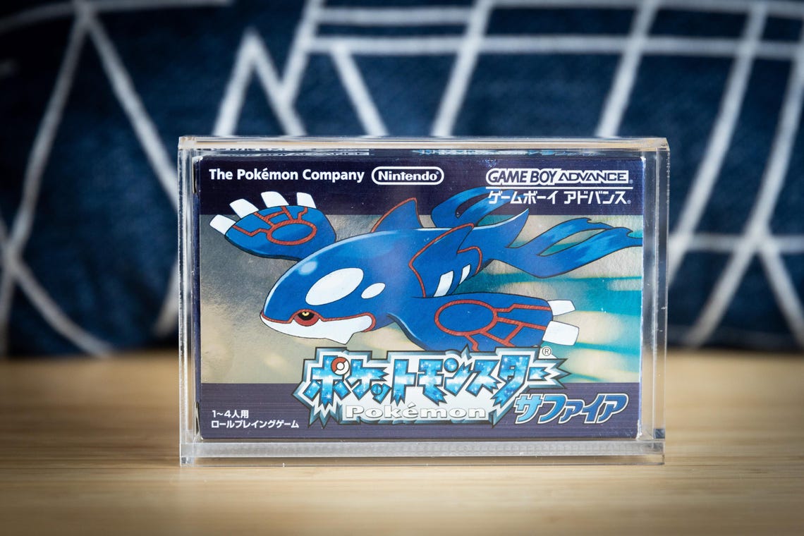Japanese Game Boy Advance Game Box Acrylic Nintendo Storage Display ...