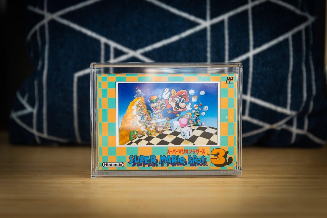 Japanese Famicom Game Box Acrylic Nintendo Storage Display Case | 90% ...