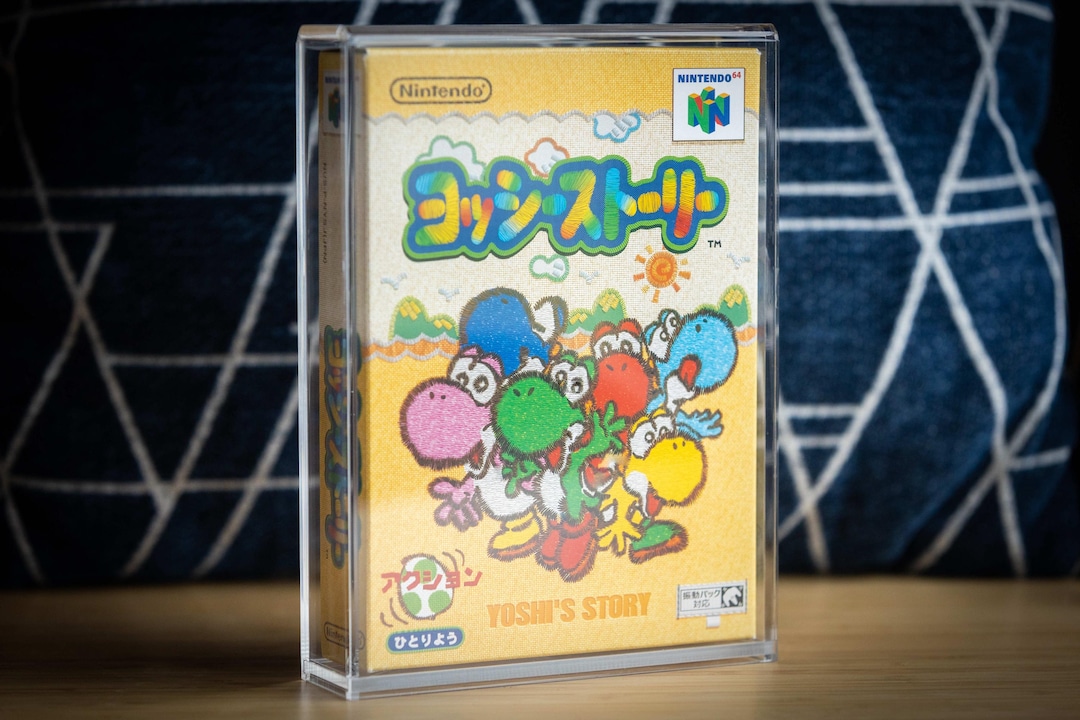 Japanese N64 Game Box Acrylic Nintendo Storage Display Case | 90%+ UV ...