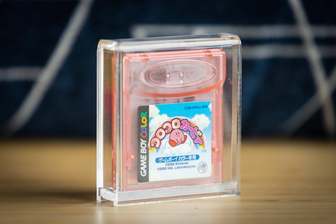 Japanese Game Boy Game Cartridge Acrylic Nintendo Storage Display Case ...