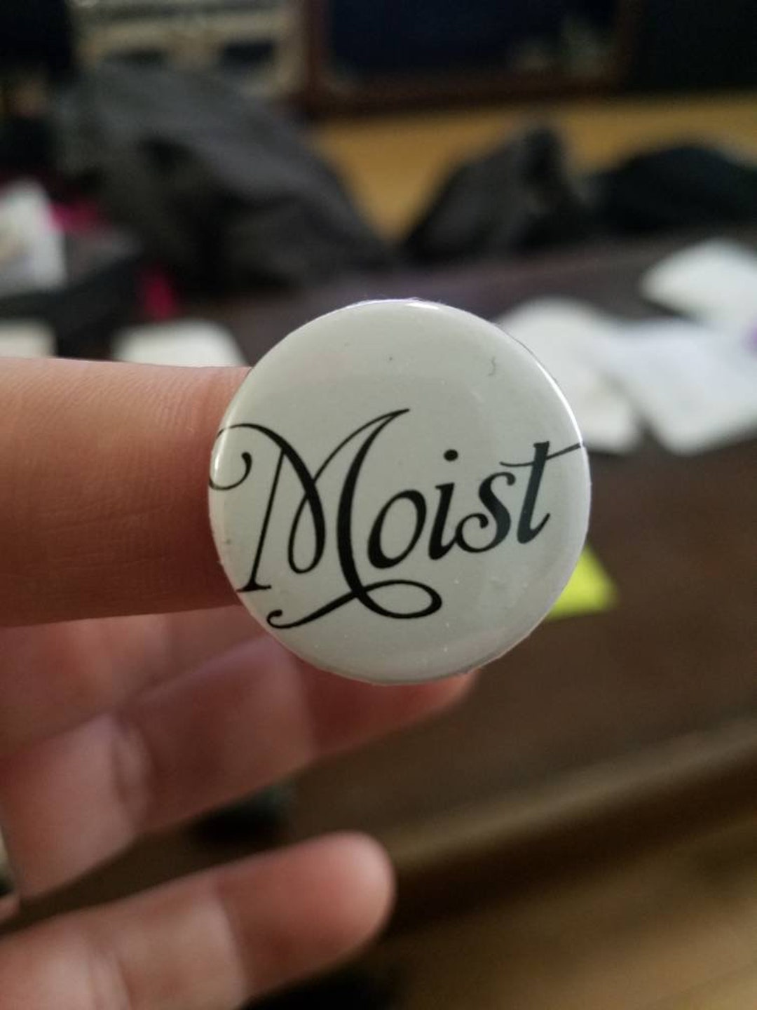 Moist 1 Inch Button - Etsy