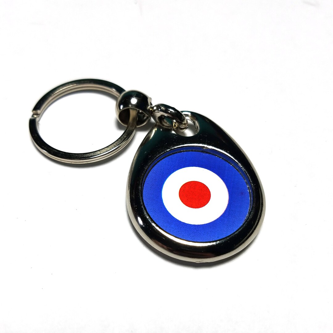 Mod Target Keychain - Etsy