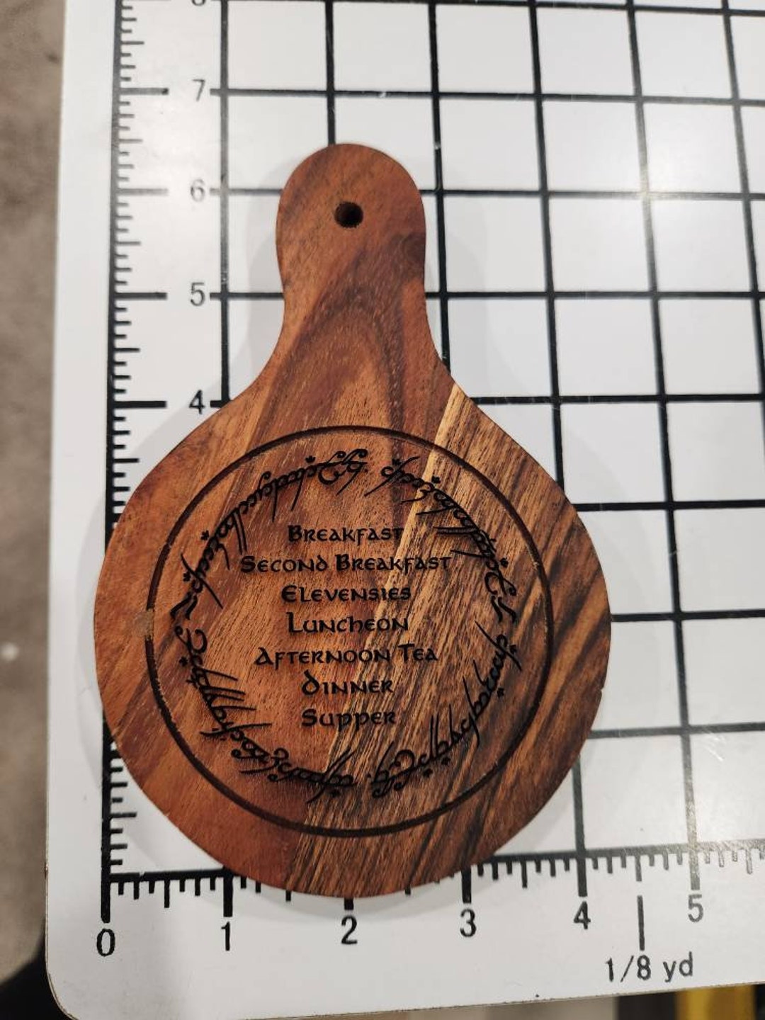 The Hobbit Menu Schedule Mini Serving Board - Etsy