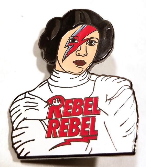 Rebel Rebel Princess Enamel Pin - Etsy