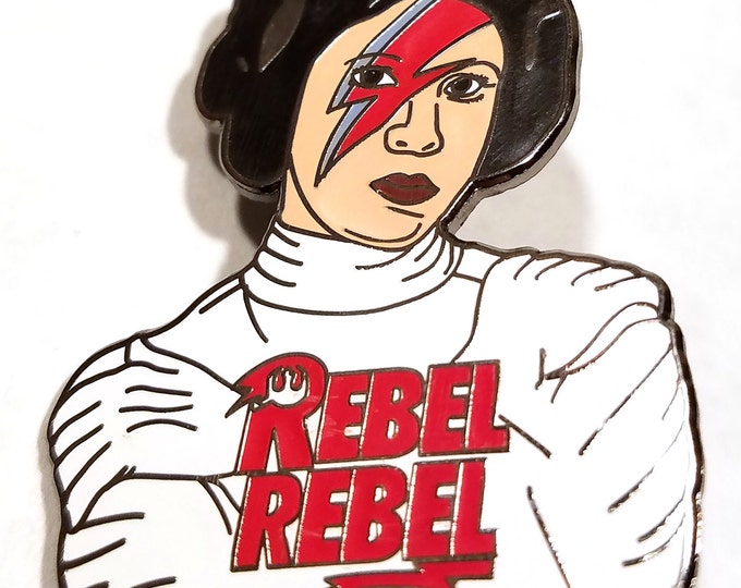 Rebel Rebel Princess Enamel Pin - Etsy
