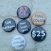 100 Custom 1 Inch Buttons - Etsy