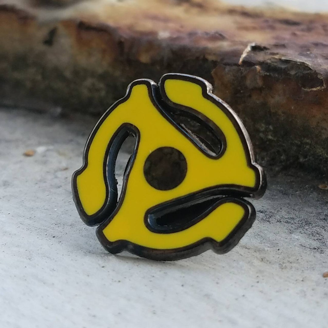 45 Adapter Enamel Pin - Etsy
