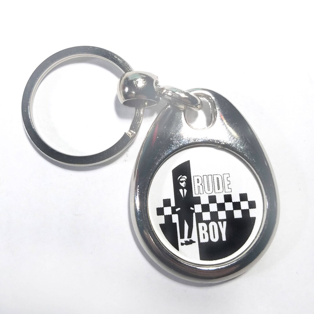 Rude Boy Keychain - Etsy