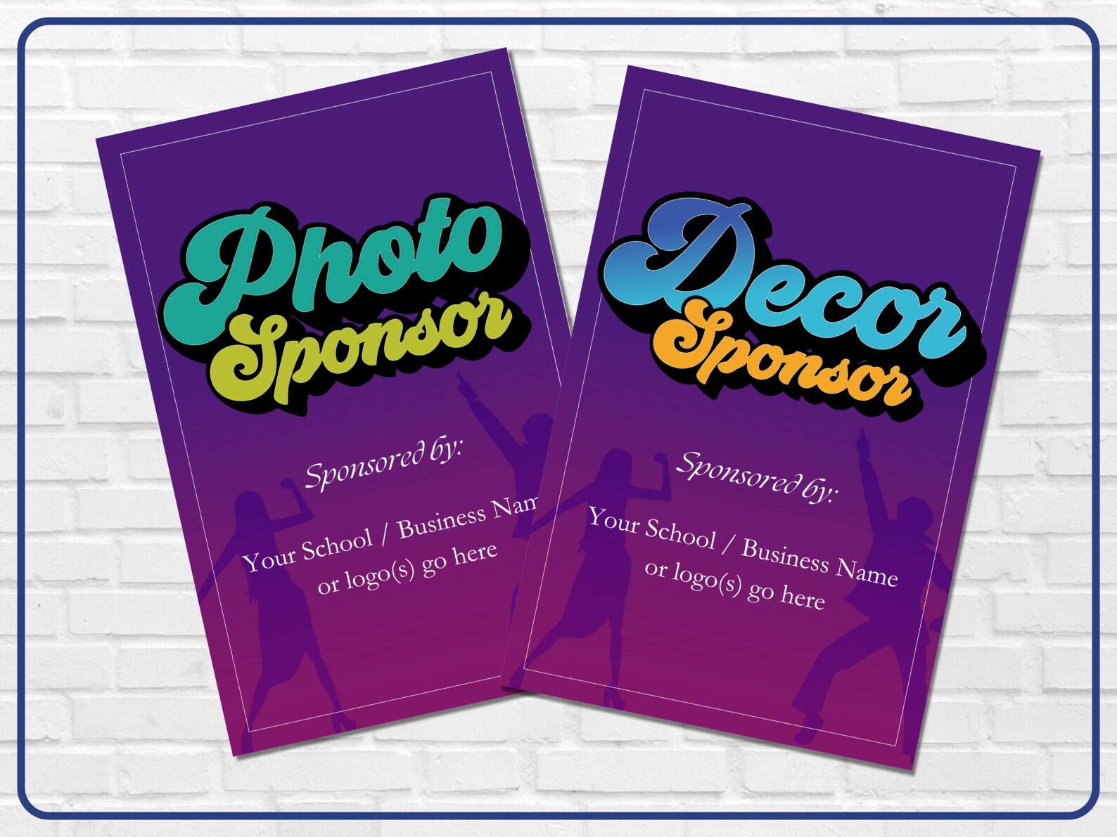 Groovy Disco Fever Themed Posters for Your Next Event, Gala, School ...