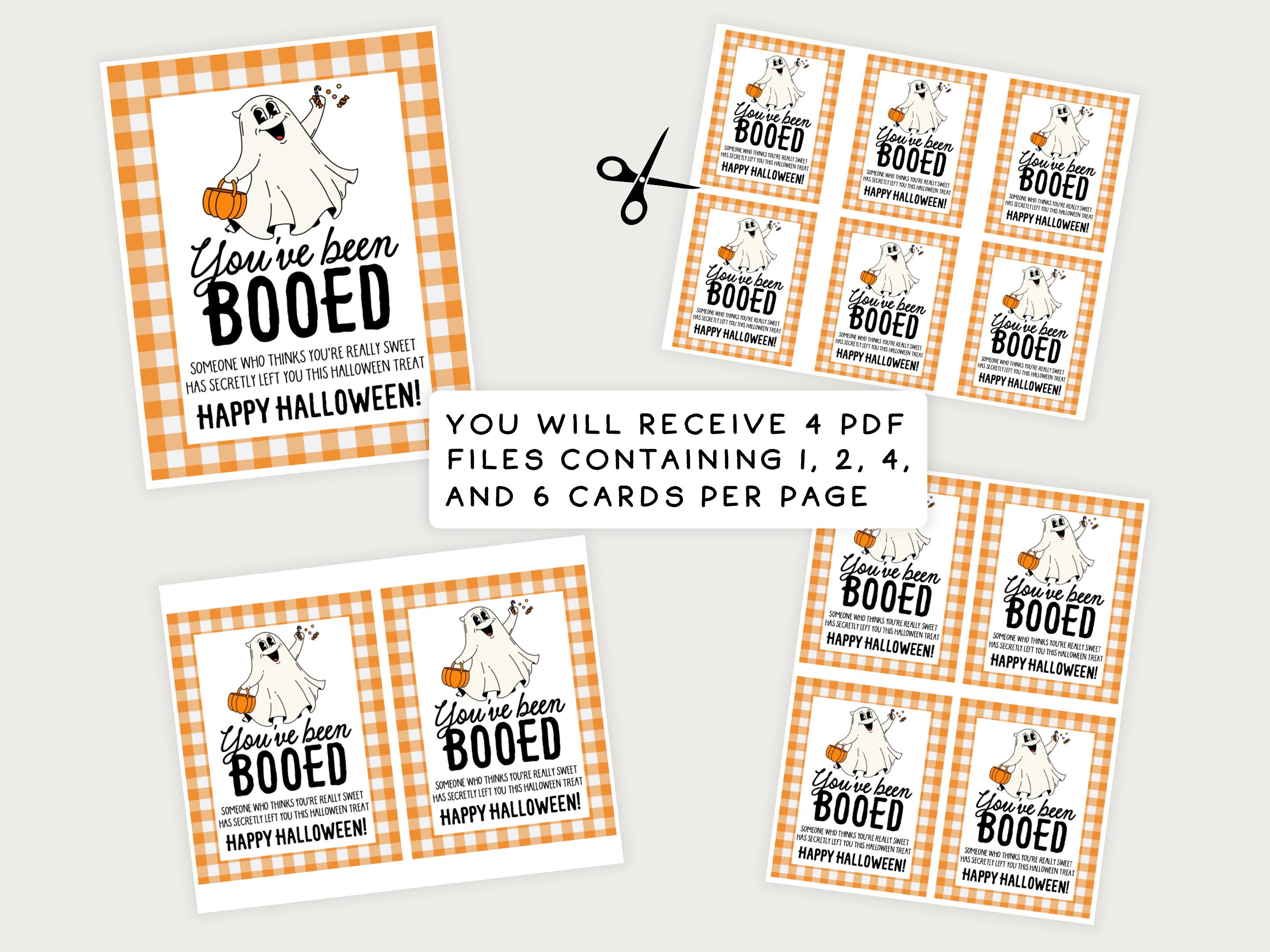 You've Been Booed Tags, Halloween Printable, Boo Your Neighbors ...