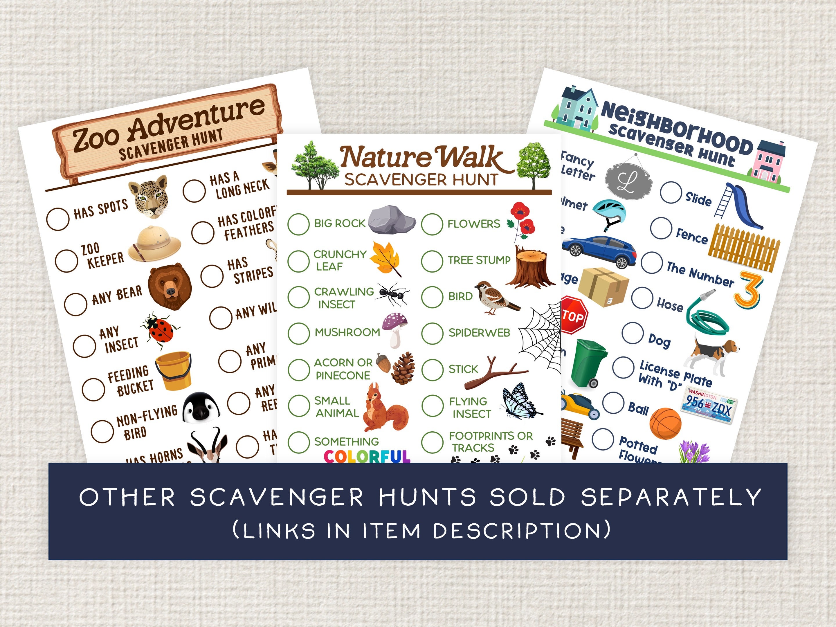Color Scavenger Hunt, Fun Printable for Toddlers, Seek and Find ...