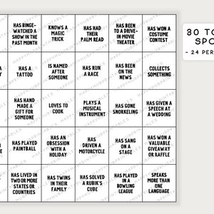 Adult Getting to Know You BINGO, Ice Breaker Game, Business Meeting ...