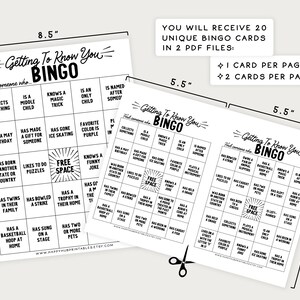 Kids Getting to Know You BINGO, Classroom Ice Breaker Game, Find ...