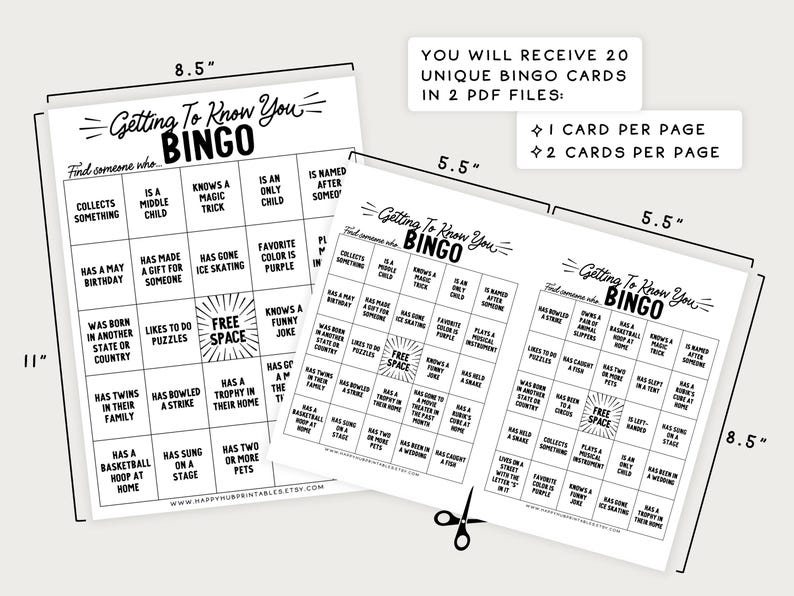 Kids Getting to Know You BINGO, Classroom Ice Breaker Game, Find ...