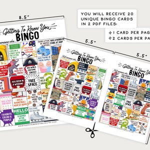 Kids Getting to Know You BINGO, Classroom Ice Breaker Game, Find ...