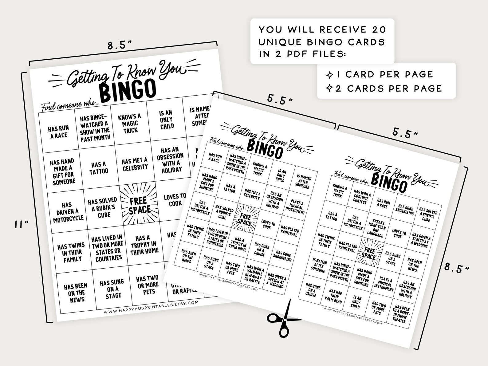 Adult Getting to Know You BINGO, Ice Breaker Game, Business Meeting ...