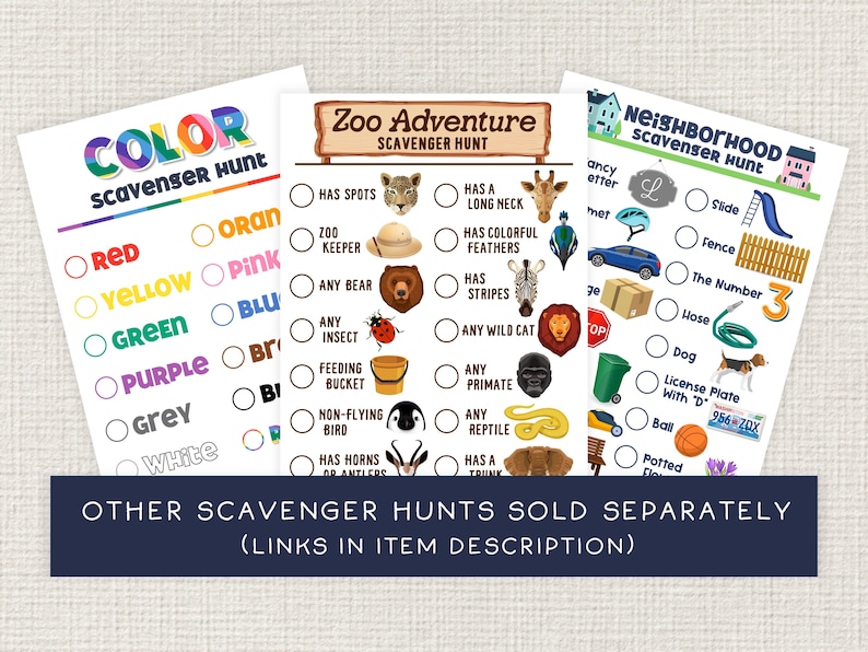 Nature Walk Scavenger Hunt, Hiking Printable, Kids Summer Camp Activity ...