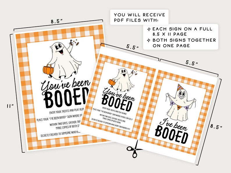 You've Been Booed, Printable Halloween Office Game, Fun Activity ...