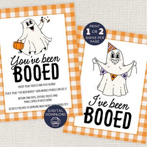 You've Been Booed, Printable Halloween Office Game, Fun Activity ...