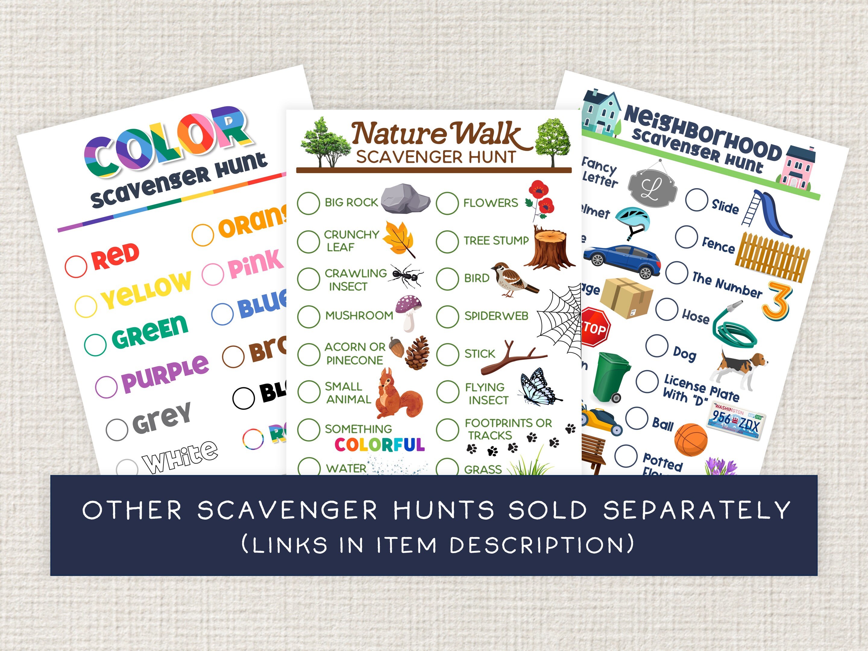 Zoo Adventure Scavenger Hunt, Fun Printable Game, Kids Day Camp ...