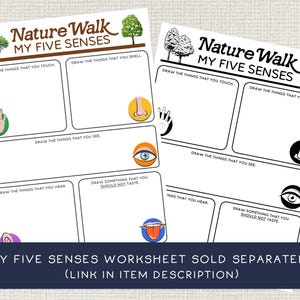 Nature Walk Scavenger Hunt, Hiking Printable, Kids Summer Camp Activity ...