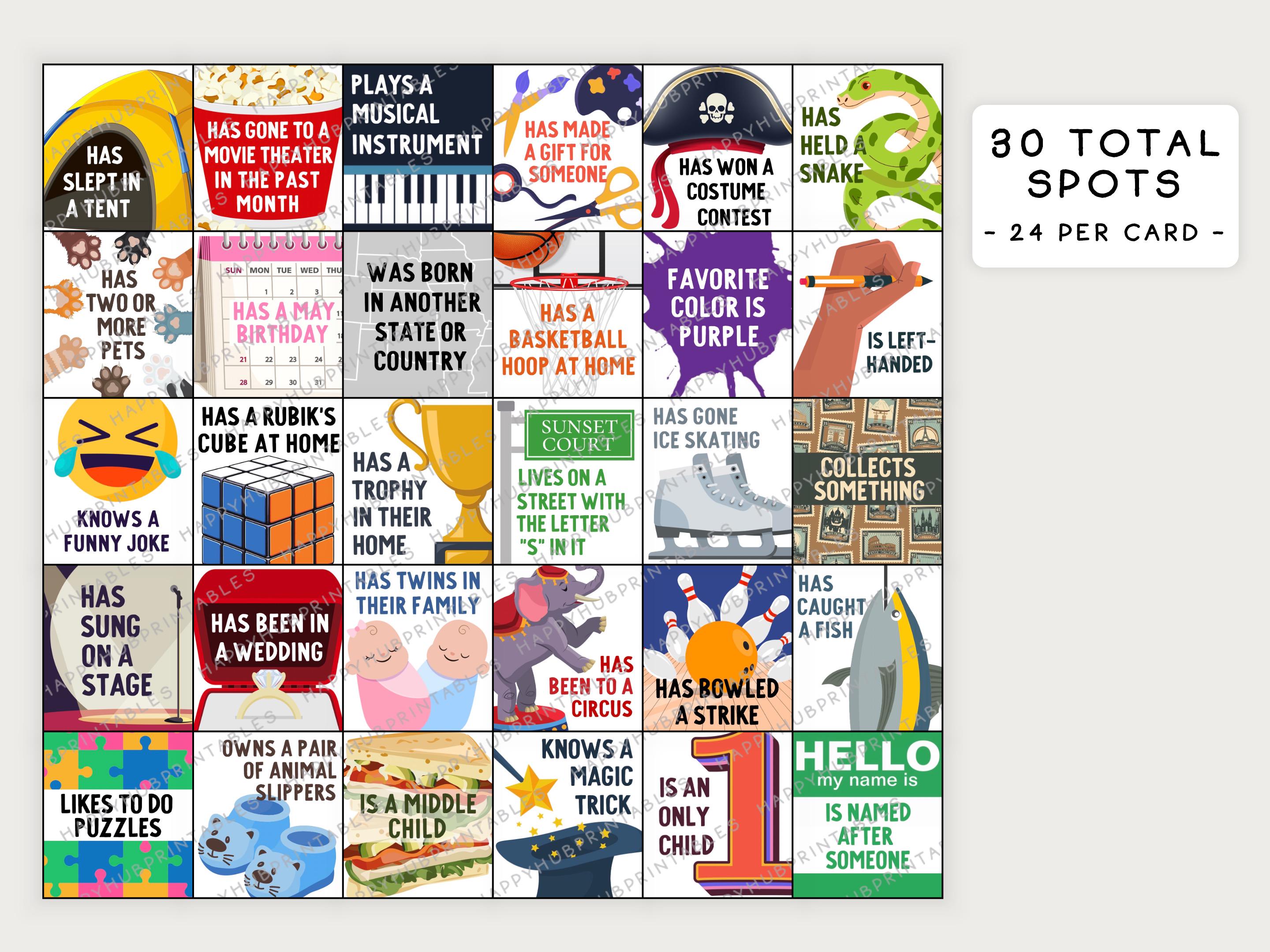 Kids Getting to Know You BINGO, Classroom Ice Breaker Game, Find ...