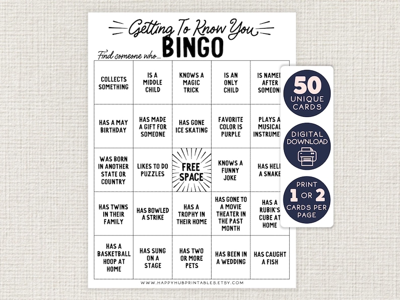 Kids Getting to Know You BINGO, Classroom Ice Breaker Game, Find ...