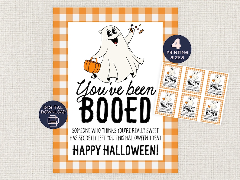 You've Been Booed Tags, Halloween Printable, Boo Your Neighbors ...