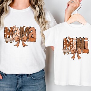 Fall Mama and Mini Shirt, Matching Mama and Mini Fall Shirts, Mini ...
