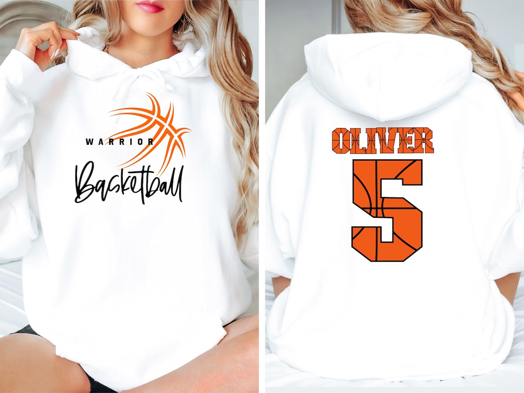 Personalized Basketball Sweatshirt, Team Mascot Sweatshirt With Name ...