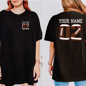 Comfort Colors® Custom Team T-shirt, Personalized Soccer Name and ...