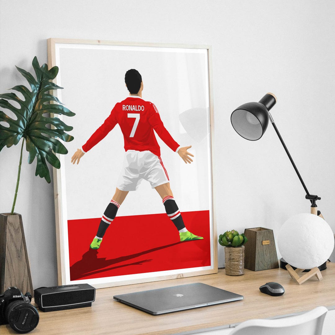 Cristiano Ronaldo Poster Manchester United Siu Celebration | Kids ...