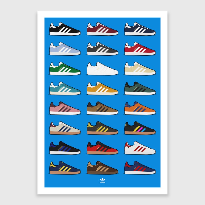 Adidas Posters Wall Art - Etsy