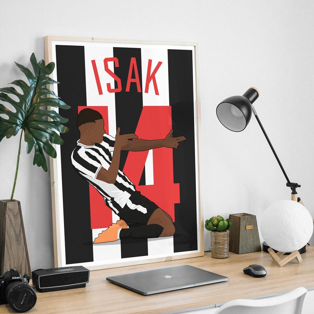 Alexander Isak Football Player Print | Football Fan Gift Kids Bedroom ...