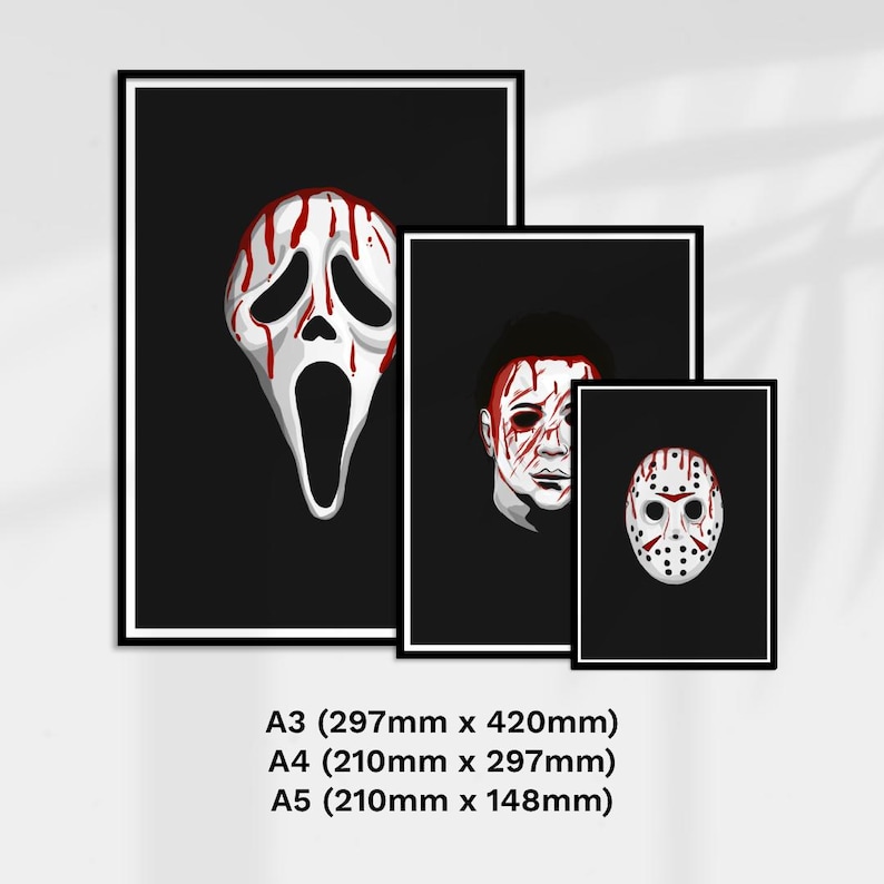 Horror Movie Halloween Art Print Leatherface Texas Chainsaw Massacre ...