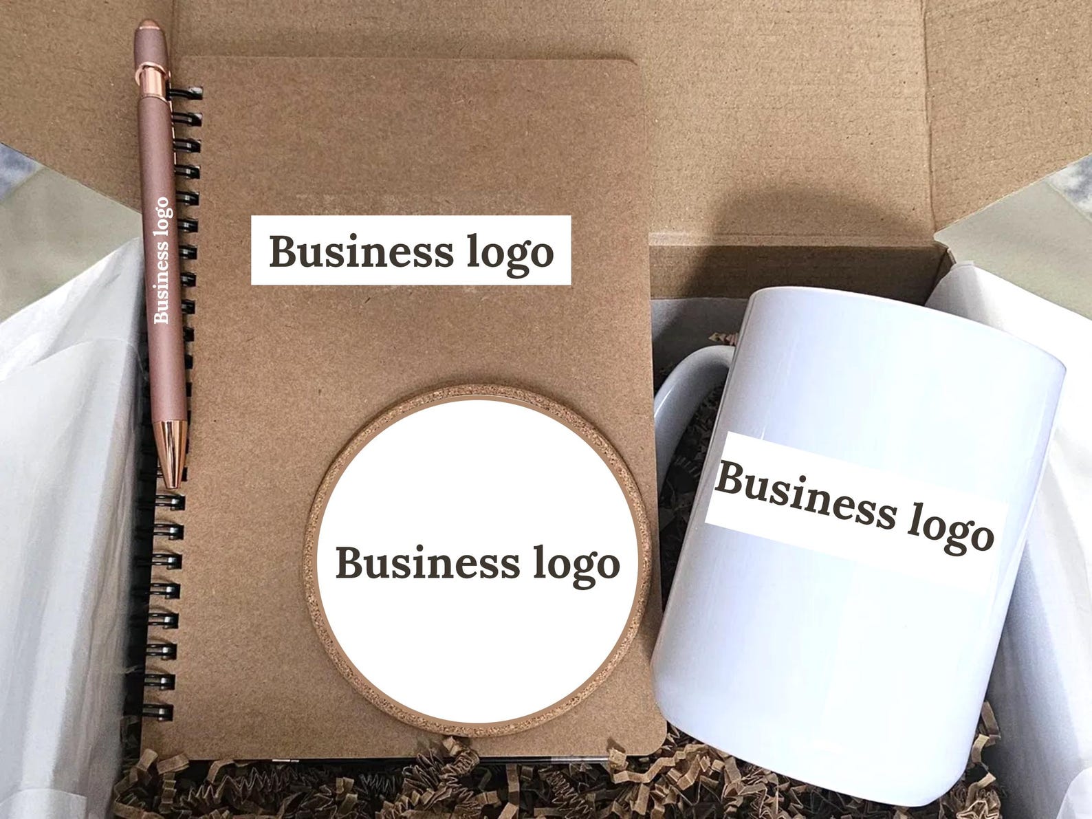 Custom Corporate Gift Basket – Logo Branded Business Gifts for Clients ...