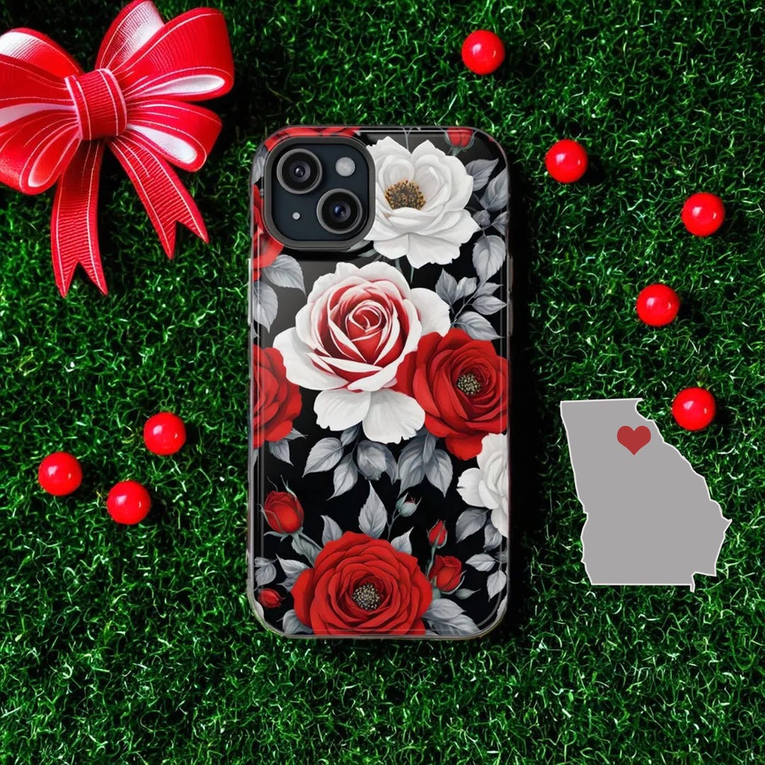 Athens Georgia Roses Phone Case: College Town Spirit - Etsy