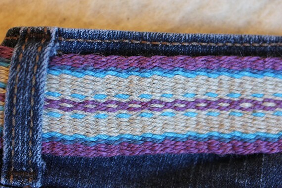 Purple Hemp Sash Belt Handwoven Tie Belt for Anyone to Wear - Etsy
