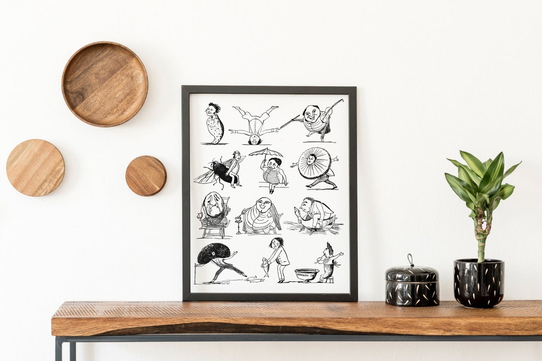 Edward Lear Characters Collection - Instant Download Digital Print - Etsy