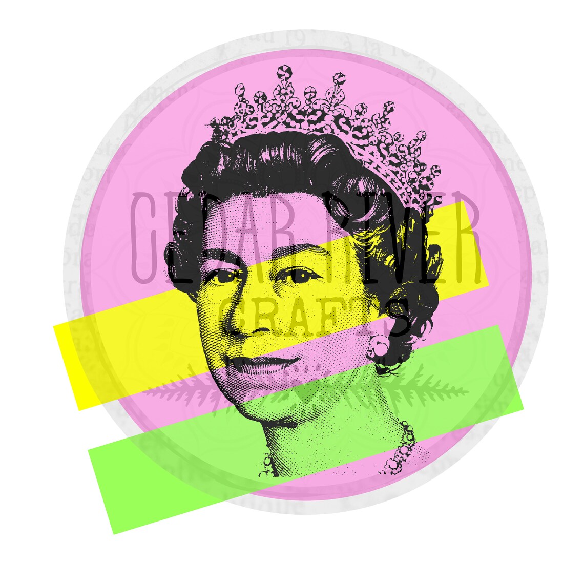 The Queen 80s Retro Abstract Art - Instant Download Digital Print - Etsy