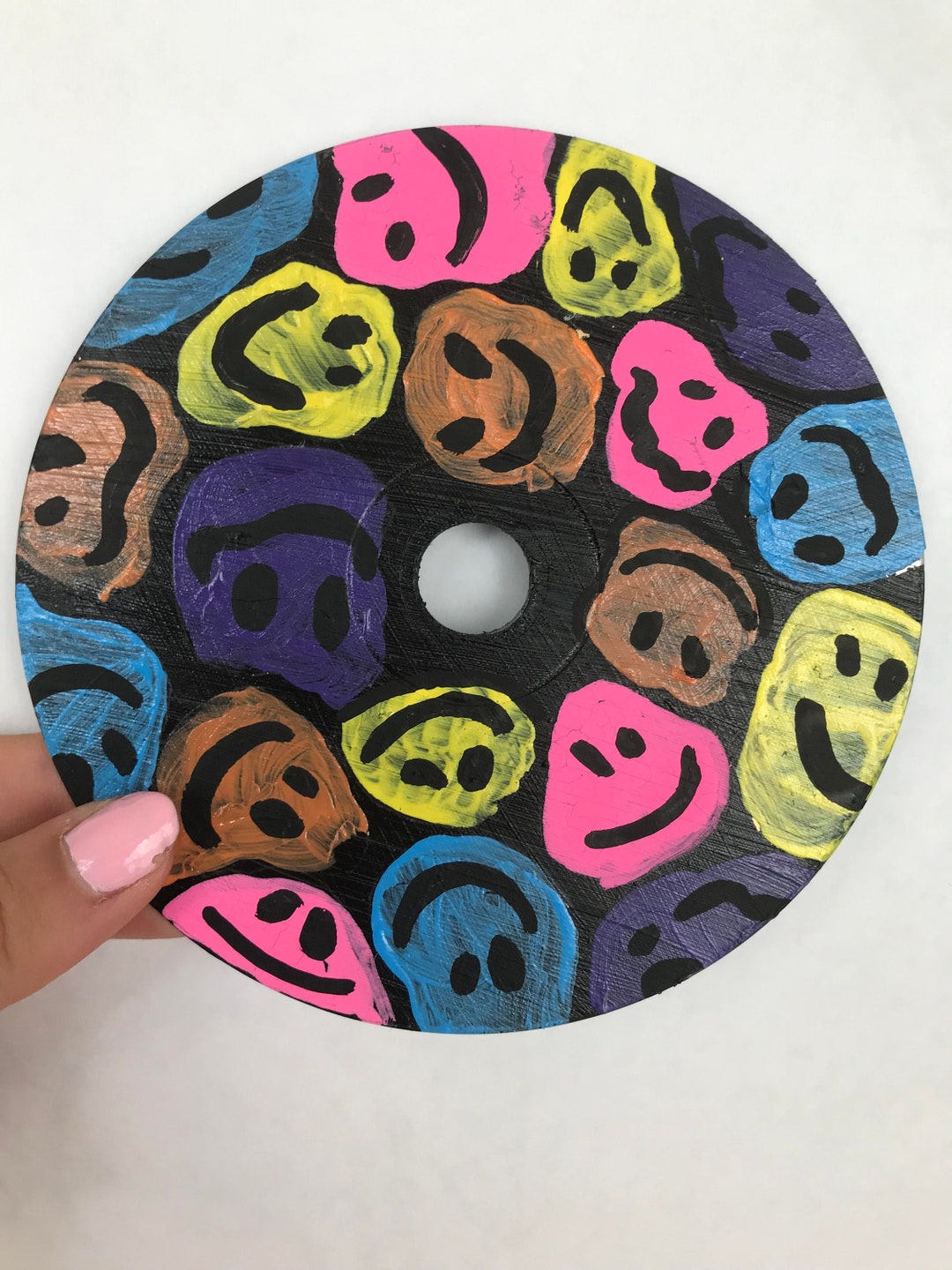 Smiley Face CD - Etsy