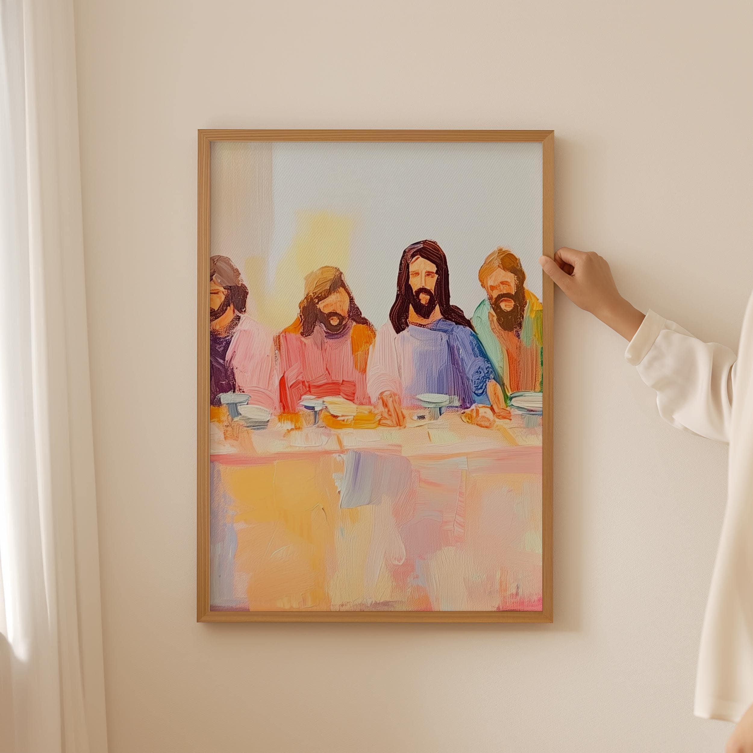 The Last Supper Poster Set – Modern Christian Poster, Set of 3 ...