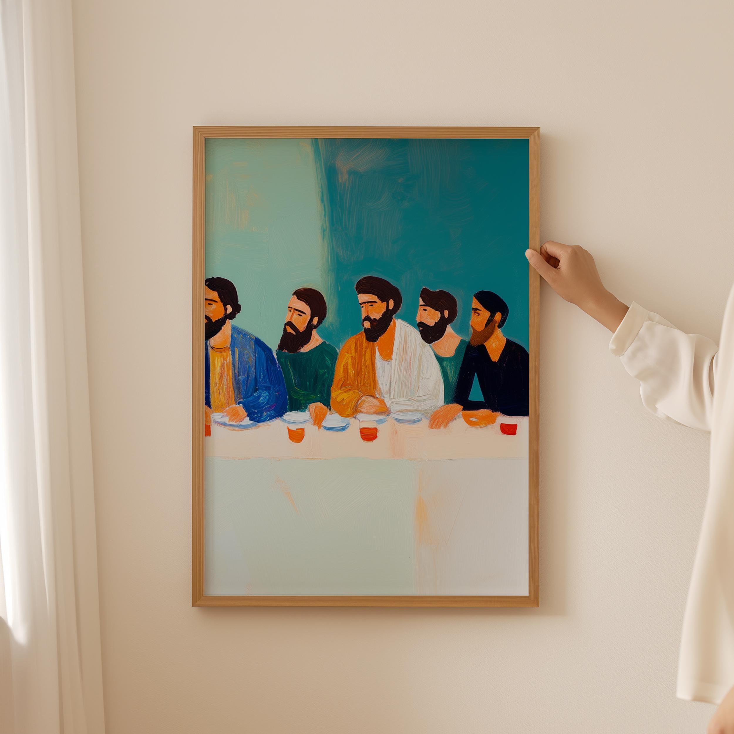 The Last Supper Poster Set – Christian Wall Art, Trendy Set of 3 ...