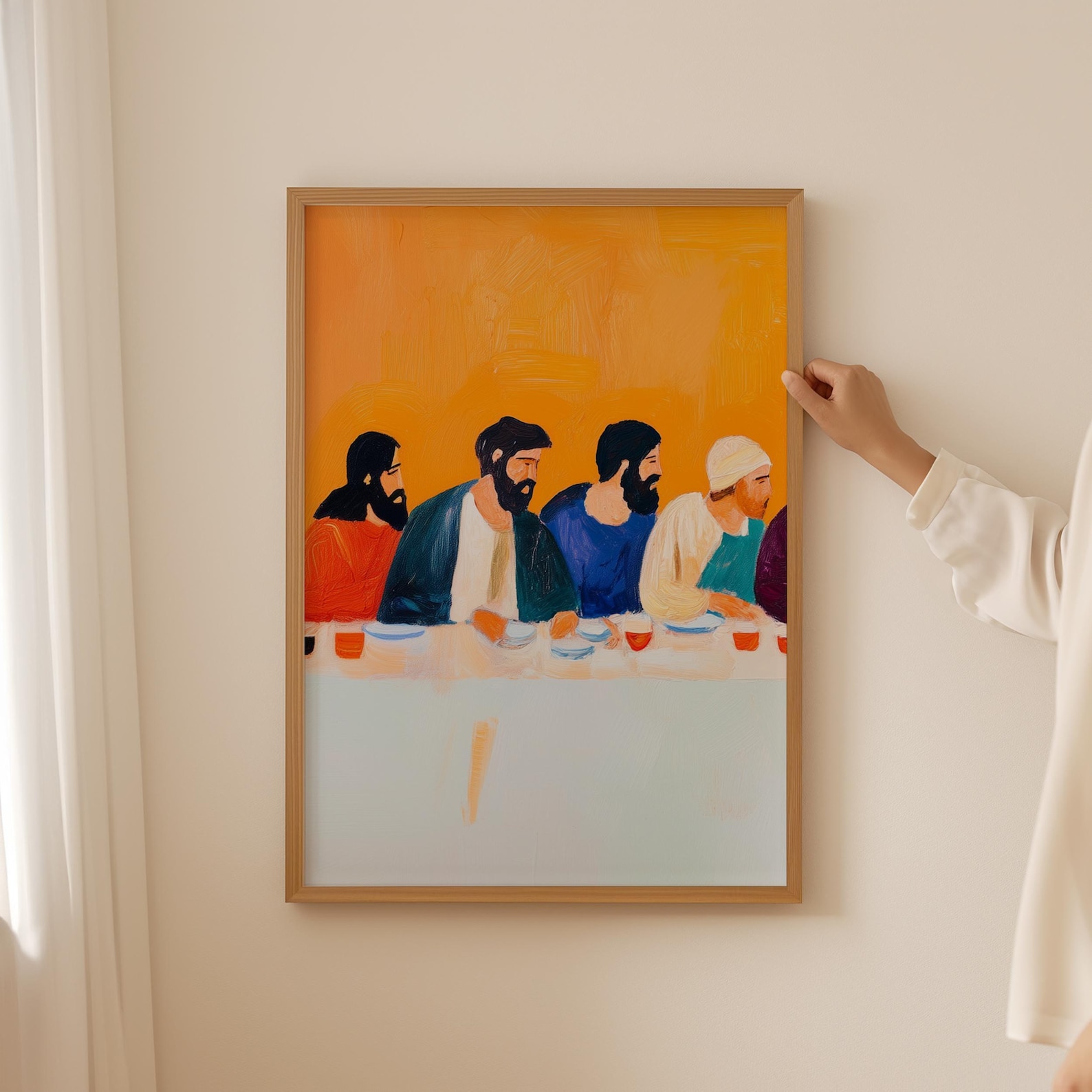 The Last Supper Poster Set – Christian Wall Art, Trendy Set of 3 ...