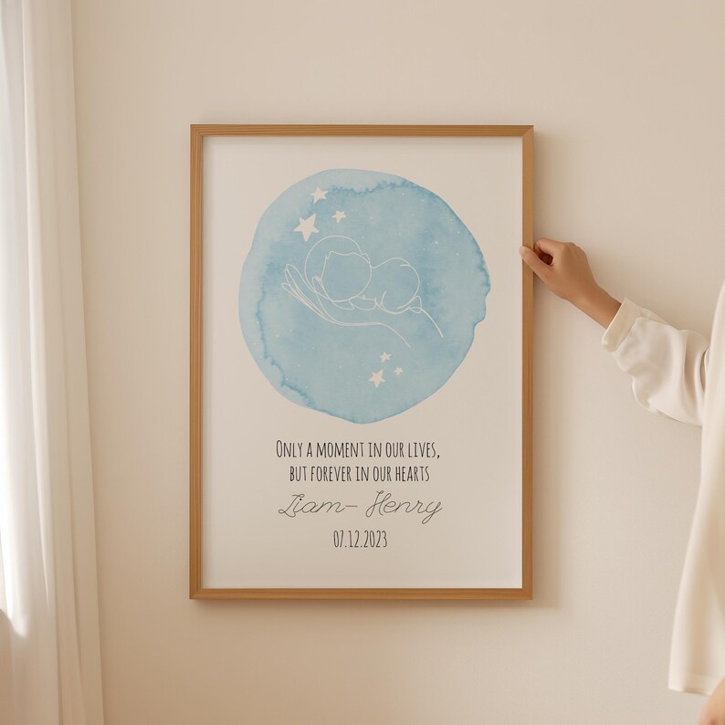 Miscarriage Gift- Baby Loss Poster, Print for Pregnancy Loss, Infant ...